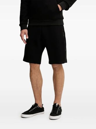 Emporio Armani short zippé à logo - Noir
