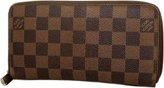 Louis Vuitton unisex, Pre-owned, Brun, Taille: ONE Size Portefeuille en tissu Pre-owned