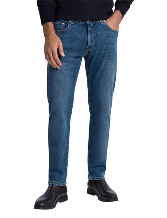 Pierre Cardin Herren Lyon Tapered Jeans, Dark Blue Fashion, 30W / 34L