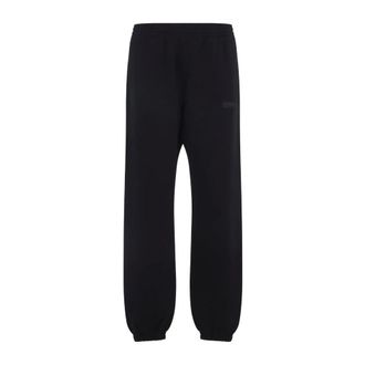 Givenchy Jogginghose aus Fleece mit Paris Gros Grain - - Trousers - Herren - Schwarzk - L