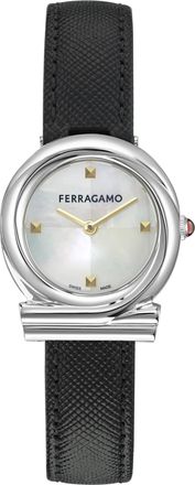 Ferragamo Uhr - Quarz-Analoguhr Vb-Gancini Twisted 28Mm-F - Gr. unisize - in Schwarz - f&uuml;r Damen