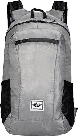 Generic Sac &agrave; dos &agrave; crochet sac &agrave; dos dext&eacute;rieur grande capacit&eacute; l&eacute;ger imprim&eacute; voyage sport sac &agrave; dos maternelle, gris, taille unique