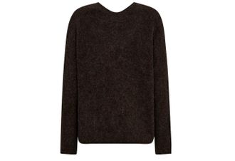 Mos Mosh Strickpullover MOS MOSH Pullover THORA mit Alpaka - Braun