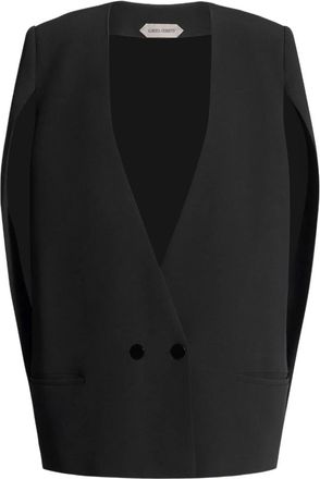 Alberta Ferretti Femme, Vestes, Noir, Taille: 38 FR Vestes