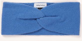 Darling Harbour Darling Harbour Stirnband Aus Cashmere blau