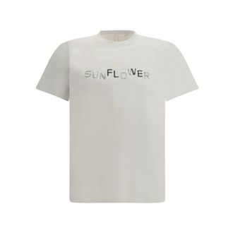 Sunflower Logo T-Shirt mit Monogramm Design - - Tops - Herren - Grau - XL