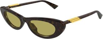 Bottega Veneta Femme, Accessoires, Brun, Taille: 51 MM Cat Eye Lunettes de soleil