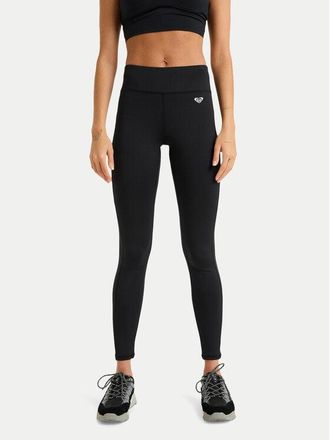 Roxy Leggings Waves Of Warmth ERJNP03671 Schwarz Slim Fit