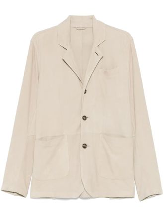 Barba Dallas Sakko aus Wildleder - Nude