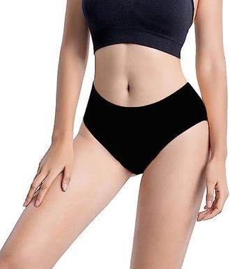 Generic sous-vêtements en Coton pour Femmes Grande Taille Taille Haute Respirant Haut élastique Haut Fente Entrejambe Slips Culotte Fuite Urinaire Femme Lavab