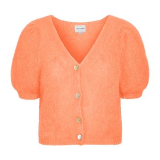 Americandreams Americandreams, Damen, Strickwaren, Orange, LGr&ouml;&szlig;e
