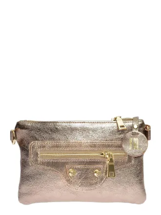 Anna Luchini Bronze Rindsledertasche