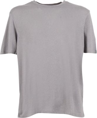 Majestic Filatures Homme, Tops, Gris, Taille: L T-shirt girocollo manica corta