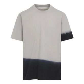 Yohji Yamamoto Homme, Tops, Brun, Taille: M T-shirt Dipped Regular &agrave; Manches Courtes