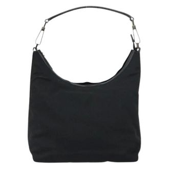 Gucci Sac bandouli&egrave;re en nylon Pre-owned - Femme - Pre-owned - Noir - Taille: ONE Size