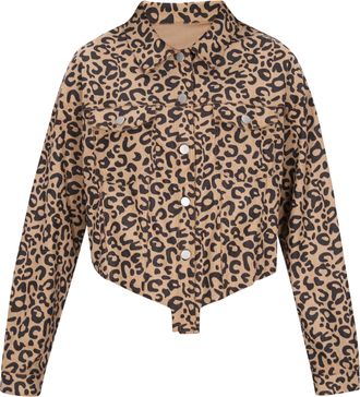 Faina Jacke Frauen braun-beige