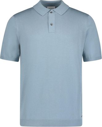 Roy Robson Leichtes Glattstrick-Poloshirt aus einem Baumwoll-Mix, Regular Fit in