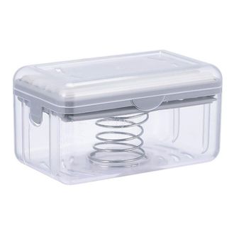 FOMIYES Kreative Seifenbox mit Schaumfunktion Kompakter Seifenhalter aus Kunststoff Reisefreundlicher Seifenbeh&auml;lter f&uuml;r Bad und K&uuml;che