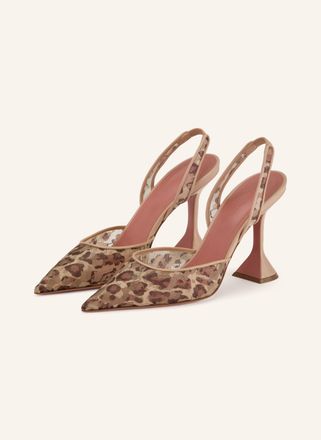 Amina Muaddi Amina Muaddi Slingpumps Holli Lace Sling 95 beige