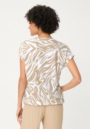 Olsen T-Shirt mit Allover-Dessin