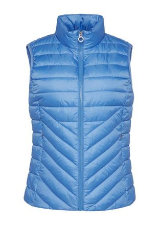 s.Oliver Outdoorjacke Outdoor-Weste Leichte Steppweste mit Stehkragen