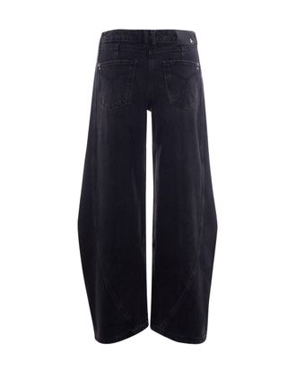 Patrizia Pepe Womens Jeans Sagomato Black Wash Cotton