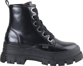 Buffalo Damen ASPHA LACE UP HI Mode-Stiefel, Schwarz, 40 EU