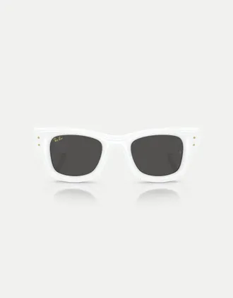 Ray-Ban x A$AP Rocky - Wayfarer - Lunettes de soleil carrées à verres noirs - Blanc