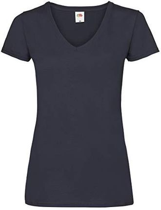 Fruit Of The Loom SS045M, T-Shirt Femme, Bleu (Deep Navy), 44