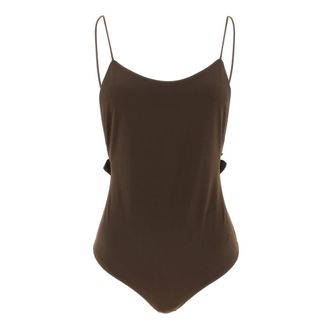 Jacquemus Le Maillot Cabana Badeanzug - - Swimwear - Damen - Braun - M