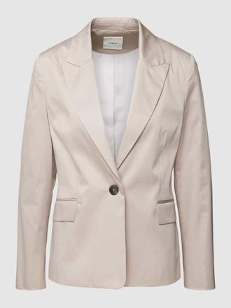 s.Oliver Black Label Blazer mit Knopfverschluss
