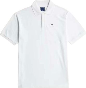 G-Star Homme, Tops, Blanc, Taille: 2XL Oluv Regular Polo