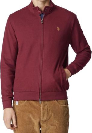U.S.Polo Association U.s. Polo Assn., Homme, Vestes, Rouge, Taille: L Piquet Bomber Jacket