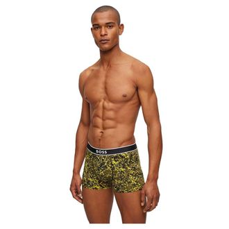 BOSS Men Trunk 24 Print Open Green362, M