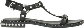 Ash Ash, Femme, Chaussures, Noir, Taille: 37 EU Podium01 Flat Sandales