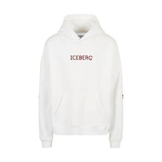 Iceberg Wei&szlig;er Hoodie-Sweatshirt - - Sweatshirts & Hoodies - Herren - Wei&szlig; - L
