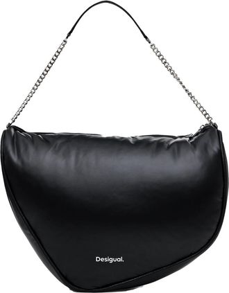 Desigual Womens Accessories Fabric Shopping Bag, Black