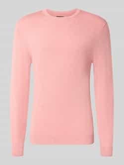 Mc Neal Strickpullover mit geripptem Rundhalsausschnitt