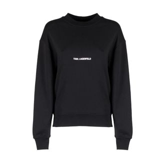 Karl Lagerfeld Essential Logo Sweatshirt - - Sweatshirts & Hoodies - Damen - Schwarzk - S