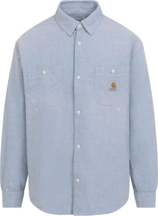 Carhartt Work in Progress Homme, Chemises, Bleu, Taille: XL L/S Painter Shirt