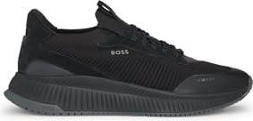 BOSS Hommes TTNM Evo Slon Baskets TTNM Evo avec Tige en Maille et Finitions en Cuir su&eacute;d&eacute;