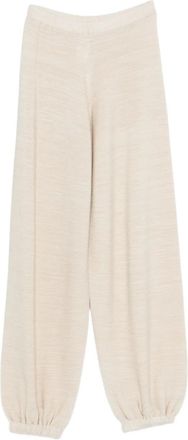 Fabiana Filippi elasticated-waistband trousers - Nude