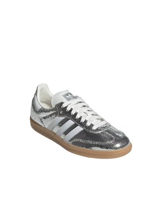 adidas Unisex Sneakers Samba Og Silver Metallic Metallic-Footwear White-Core White Trainers Metallic/footwear White/core