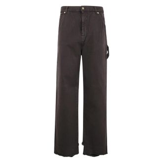 Darkpark Lisa Loose Fit Carpenter Denim - - Jeans - Damen - Braun - W27