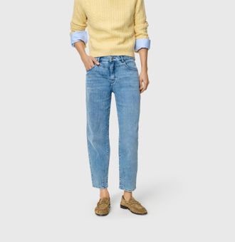MAC Broeken Straight-Jeans MAC, Herren, Gr. 40, N-Gr, random true blau, Denim/Jeans, Obermaterial: 86% Baumwolle, 10% Polyester, 4% Elasthan, unifarben, straight 