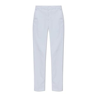 Giorgio Armani Homme, Pantalons, Blanc, Taille: M Pantalon avec jambes légèrement fuselées