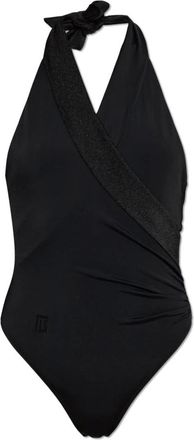 Balmain Femme, Maillots de bain, Noir, Taille: 38 FR Maillot de bain une pi&egrave;ce bicolore
