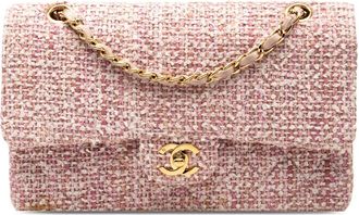 Chanel Hobo Bags - Medium Classic Tweed Double Flap - Gr. unisize - in Gold - f&uuml;r Damen