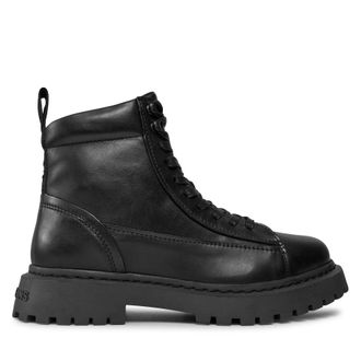 Tommy Jeans Schn&uuml;rschuhe Tommy Jeans Tjm Lace Up Boot EM0EM01363 Schwarz