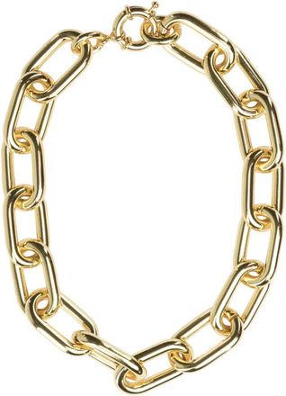 Federica Tosi Femme, Accessoires, Jaune, Taille: ONE Size Collier Minimaliste en Or Design Lin&eacute;aire